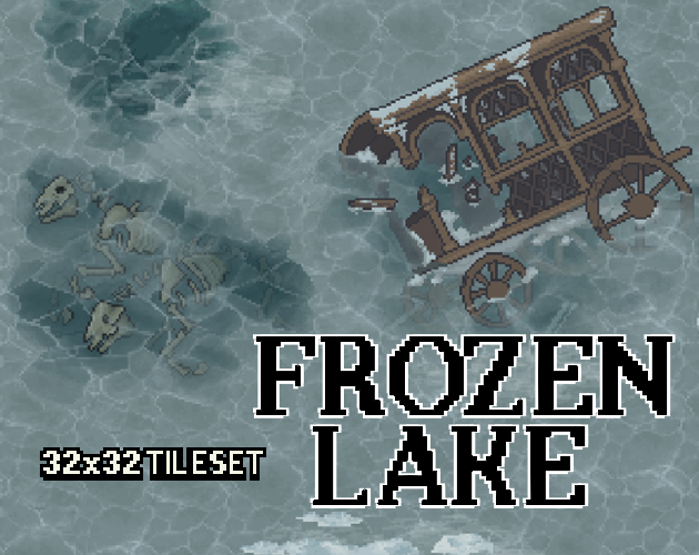 Ice Lake Tileset by lisanise