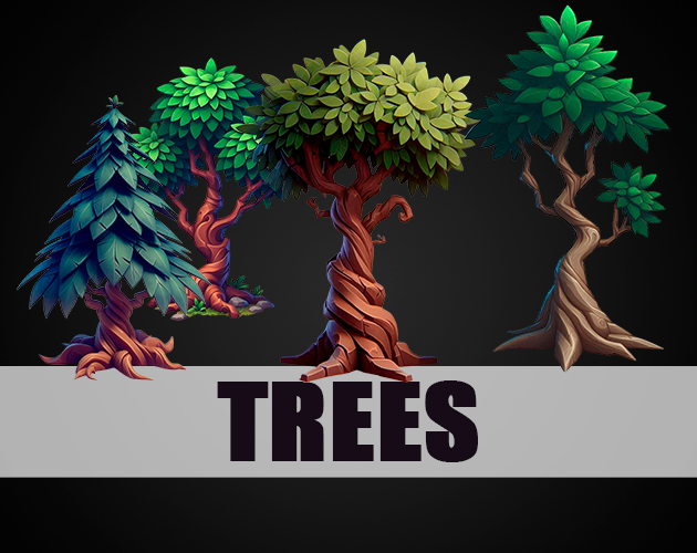 Pack 43 - Trees 400+ Sprites by FortressSide