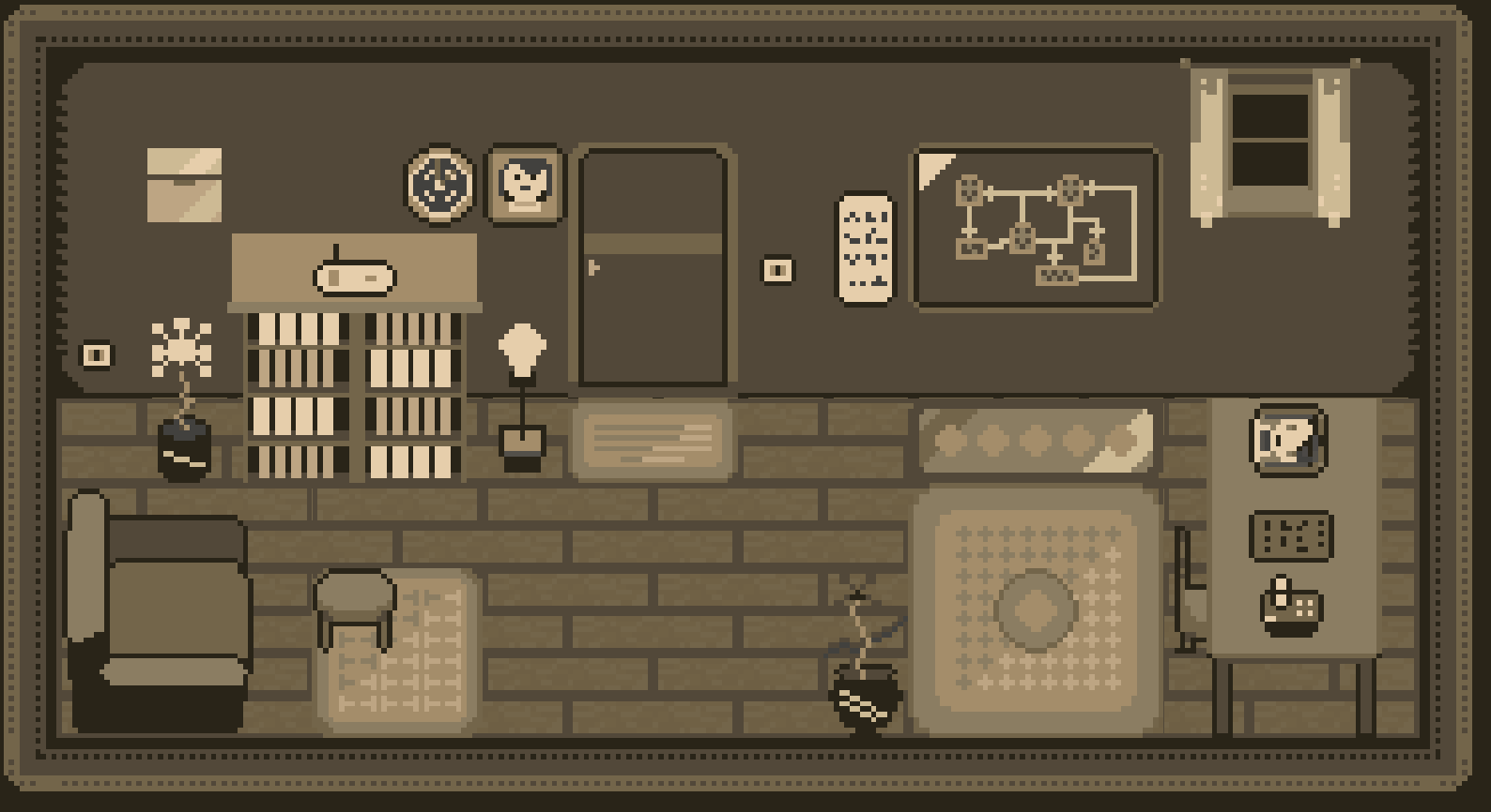 Free RPGM Pixel Room assets by Ali Dehshiri