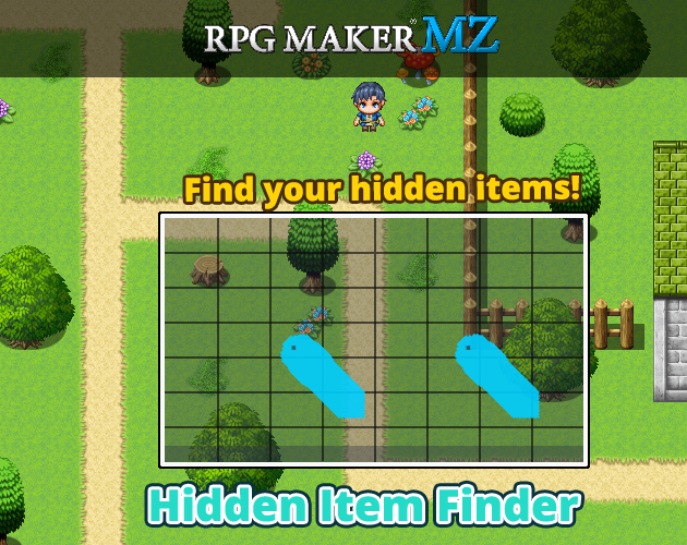 RPG Maker MZ - Hidden Item Finder by Siro Games