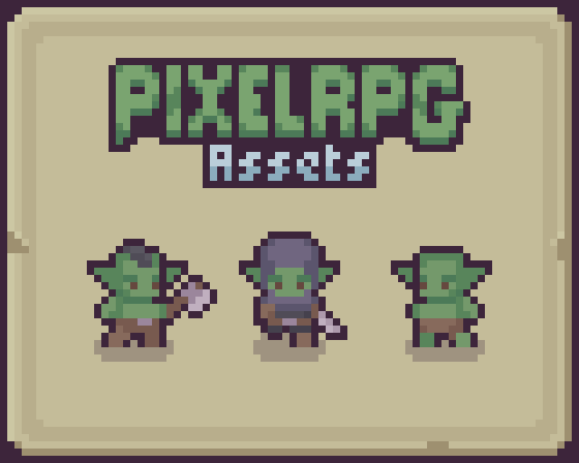 🥷 Added Animated Shadow & Optimized Aseprite File - Goblin Characters ...
