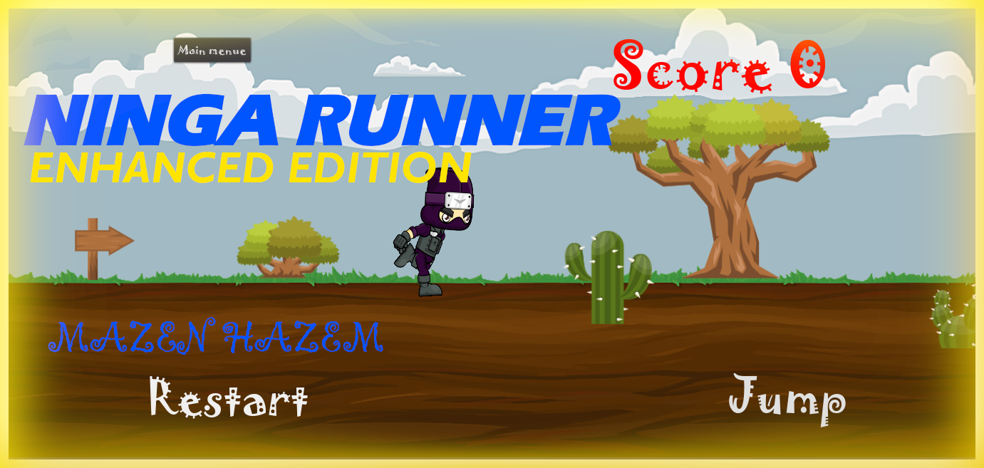 Ninja runner by Mazen Hazem