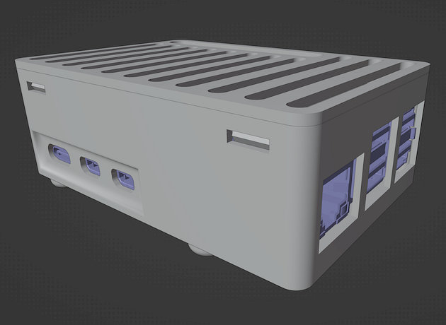 RPI5-X1001-3D-printable-case by 0xDB