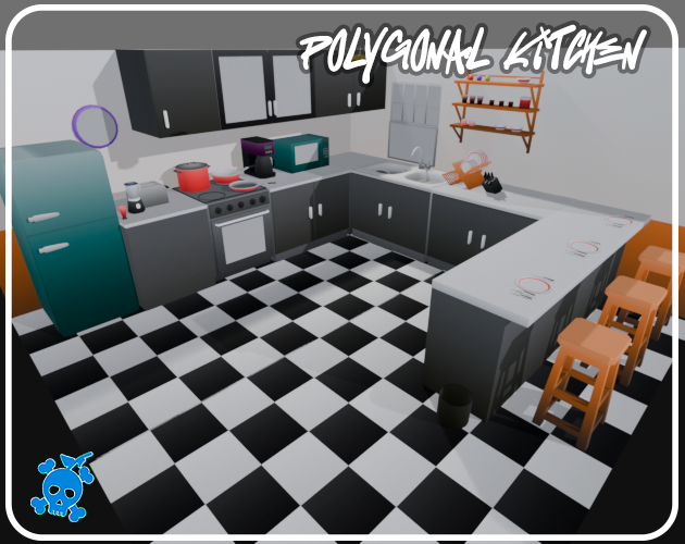 Polygonal Kitchen by MoraAzul