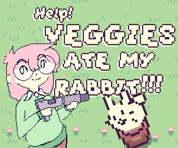 Help! Veggies Ate My Rabbit!!! by Pairu for Spring 2D Jam '25 🐇 - itch.io