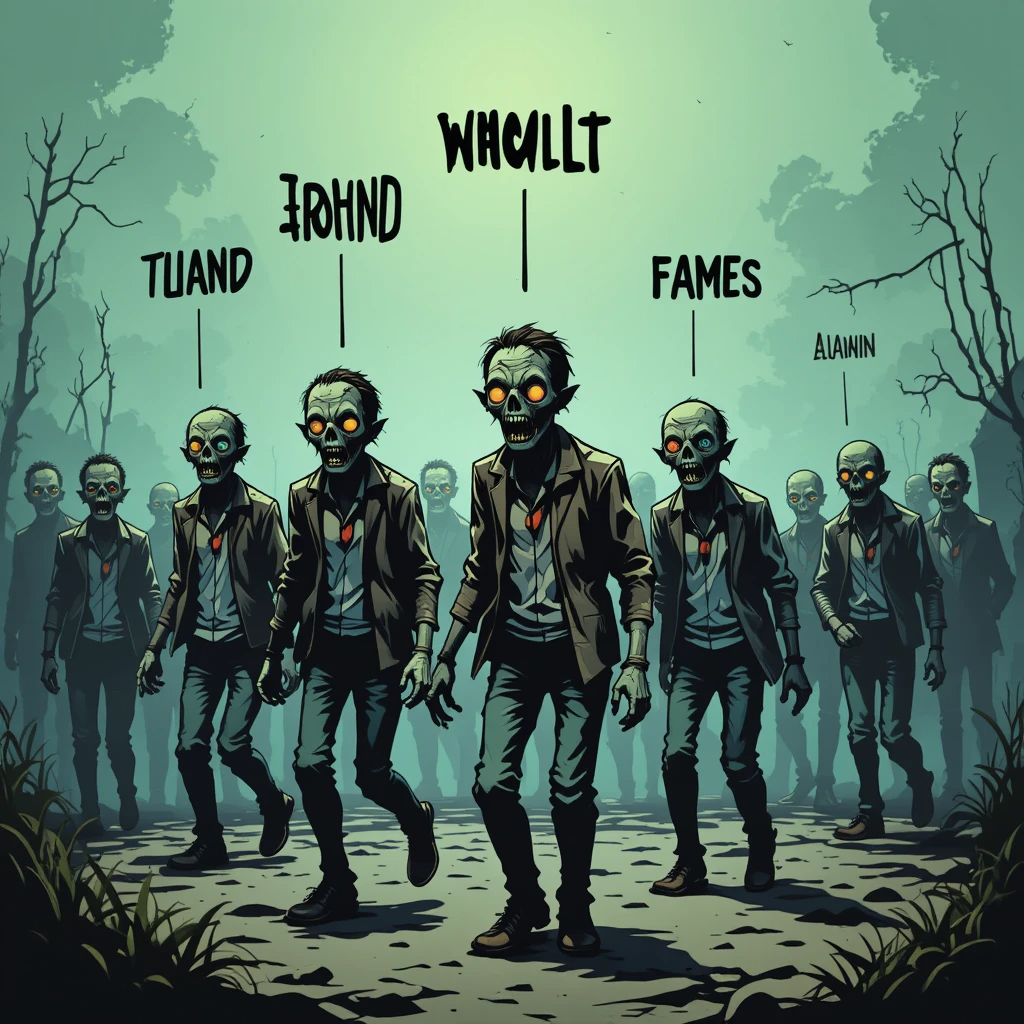 Zombie Typo Shooter by bergee