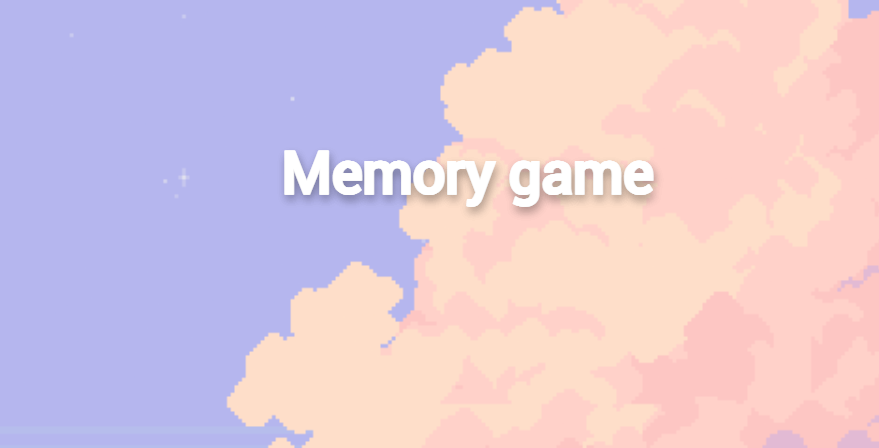 Memory game by shot_ivan