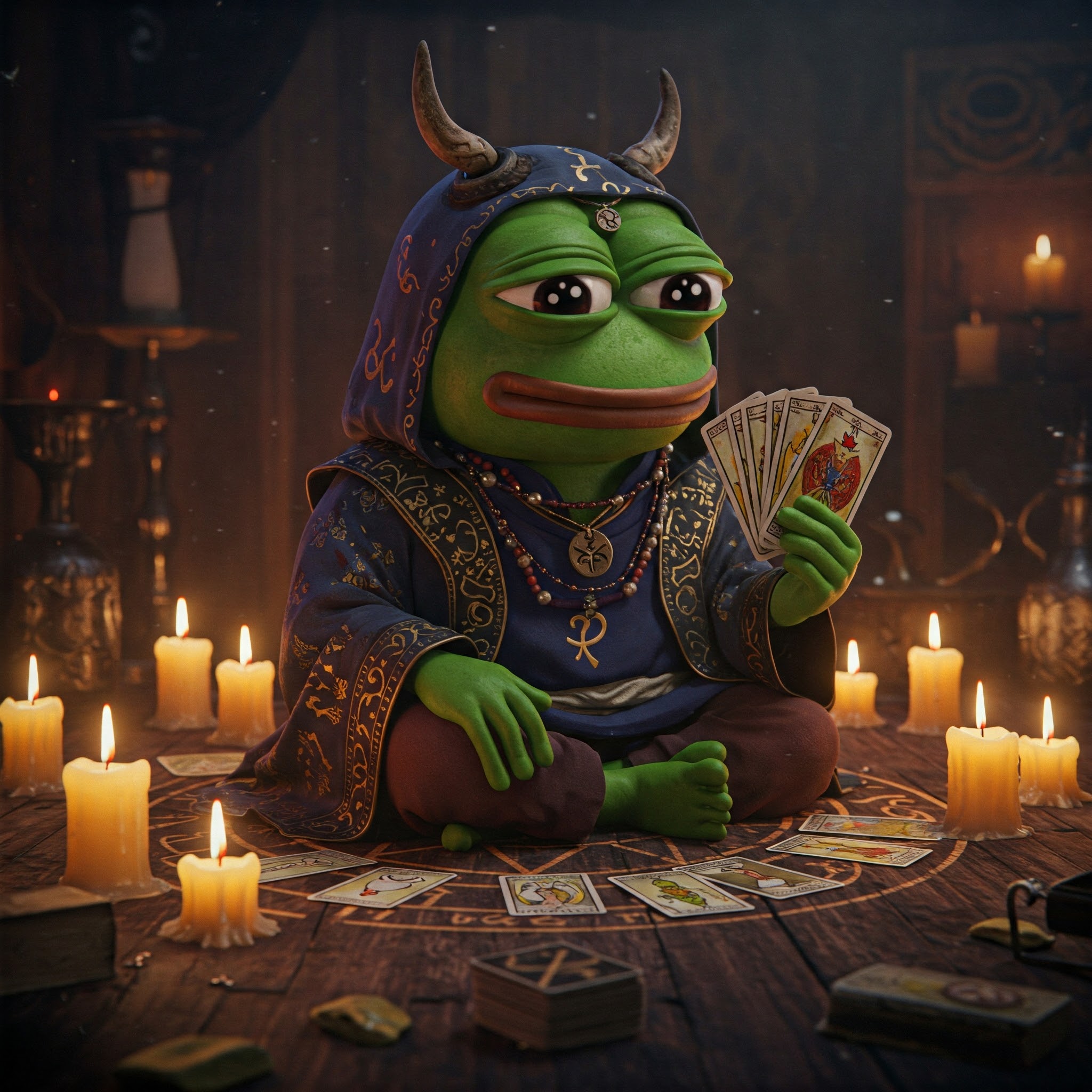Pepe the Cartomancer by NoiseToSeeYou