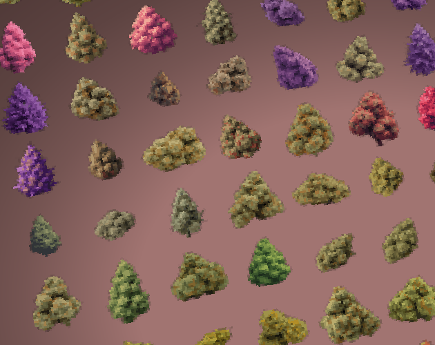 BitCannabis: Budding Beauties by Data_Illusion_Studios