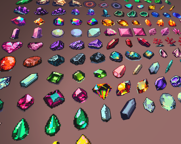 DEMO BitShine: Retro Crystals by Data_Illusion_Studios