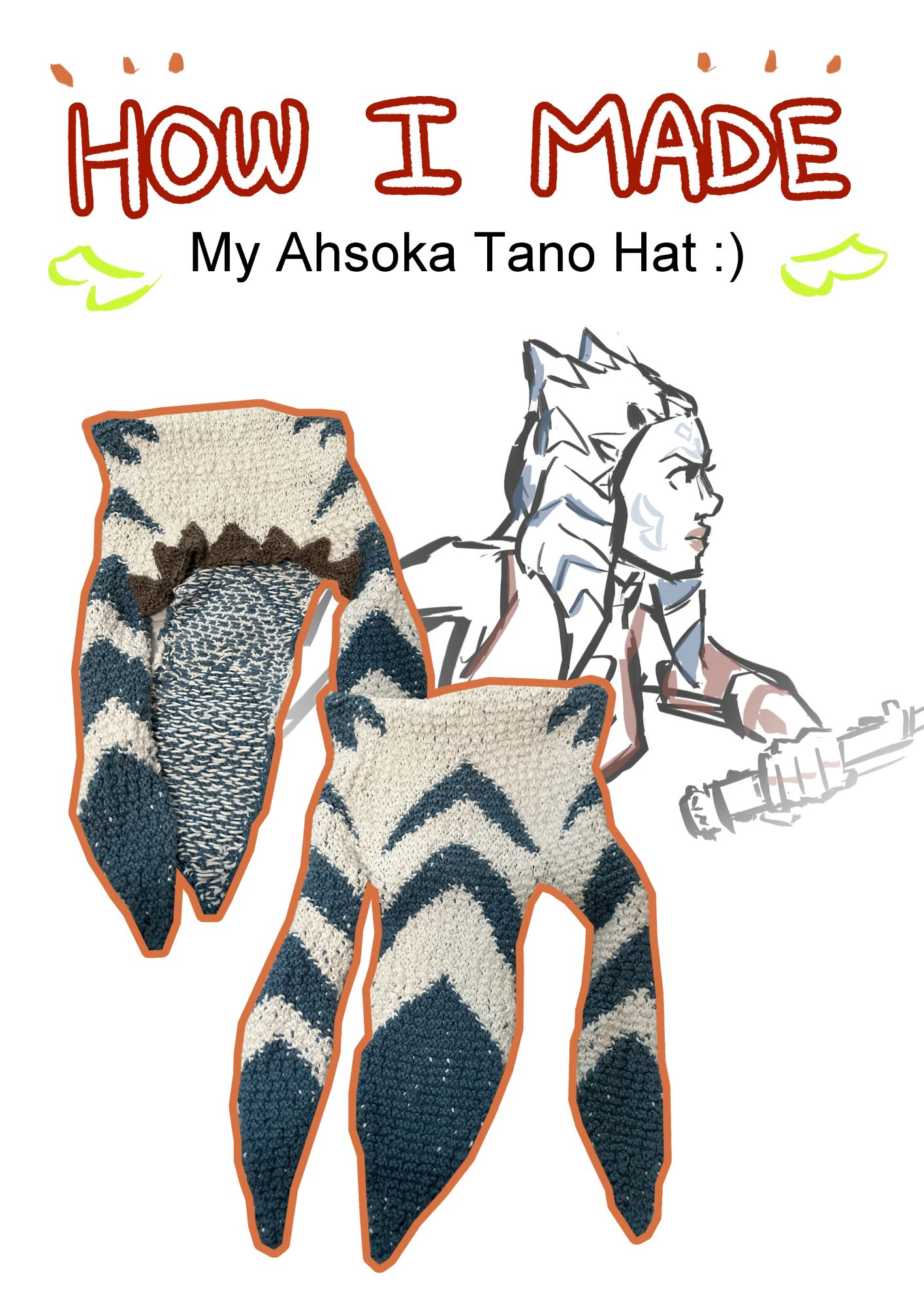 Knit Ahsoka Zine by jay!