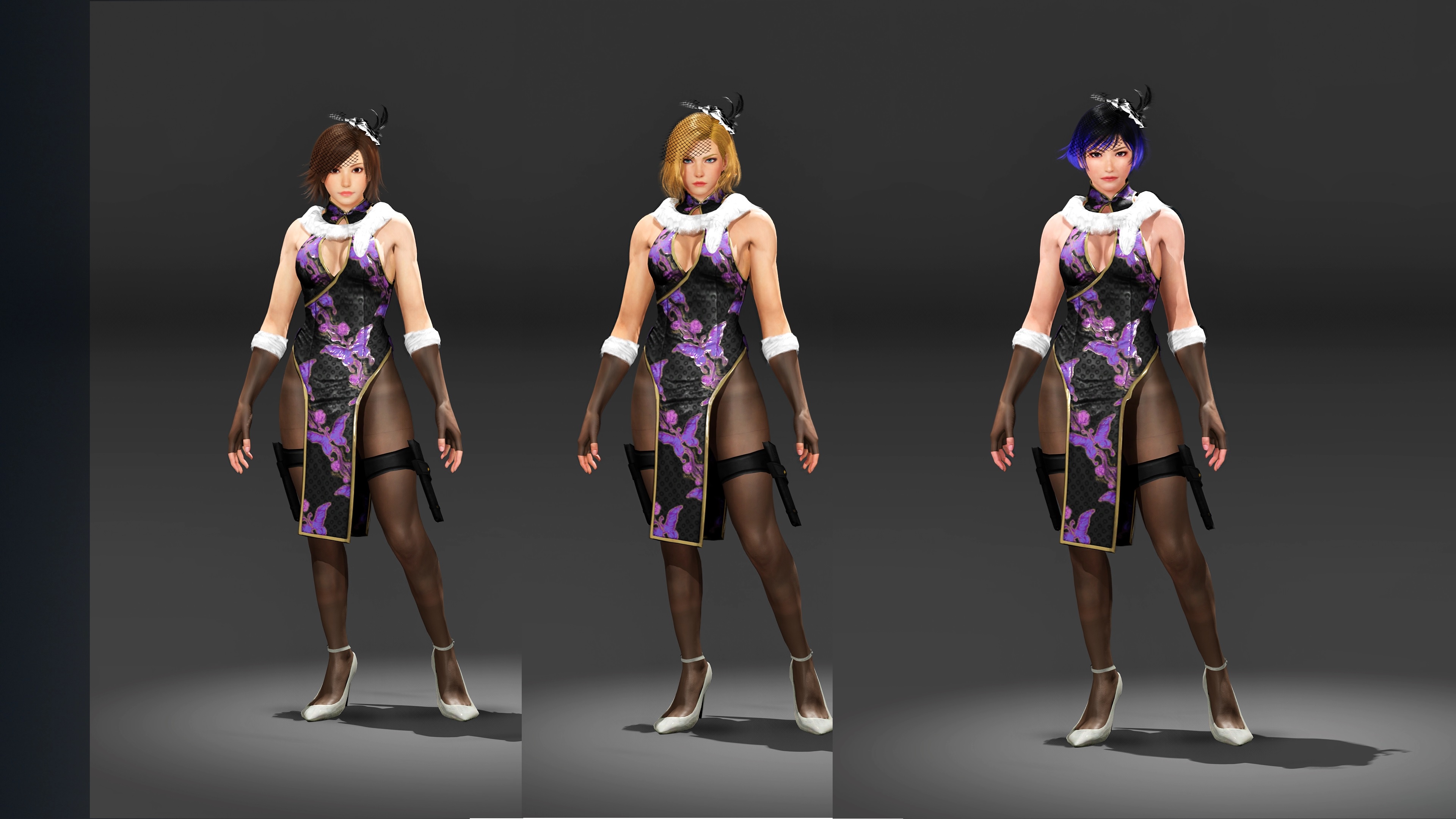 Tekken 8 Ayane QIPAO mod for ASUKA REINA NINA by DavidDOA