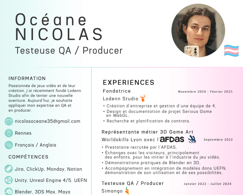 CV - Océane Nicolas by Océane Nicolas