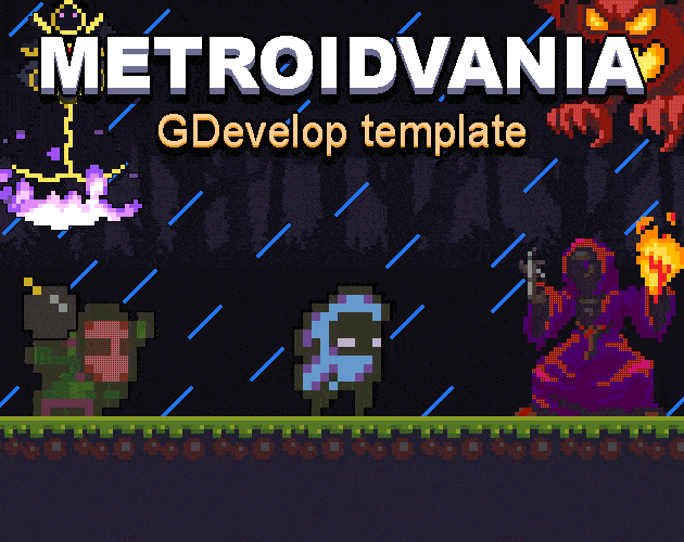 Metroidvania Template by VegeTato