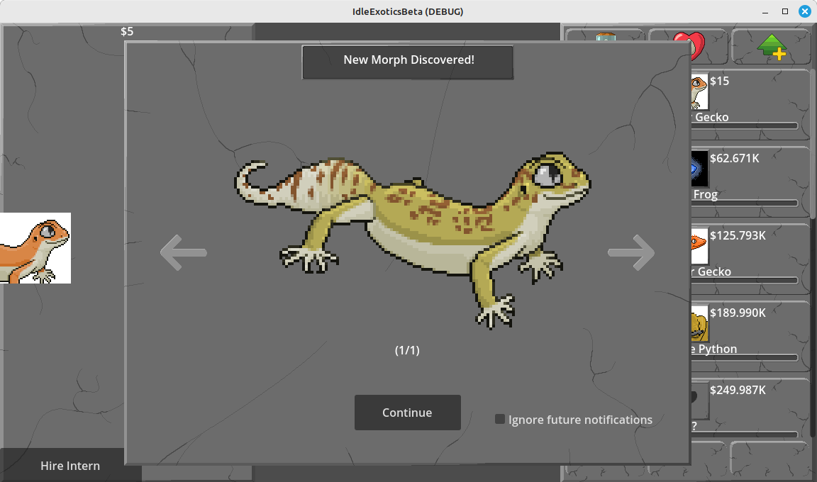 Idle Exotics DevLog (April 2025) - itch.io