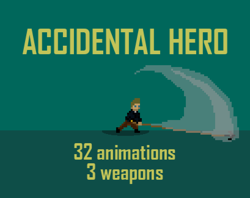 Animated Character - Accidental Hero by SlowDevelopment