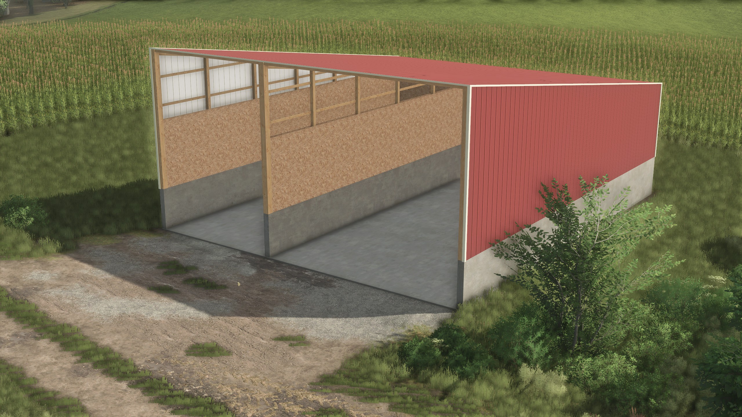FS25 48x55 Commodity Barn by LJR Modding