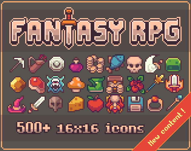 RPG Icon pack by Franuka