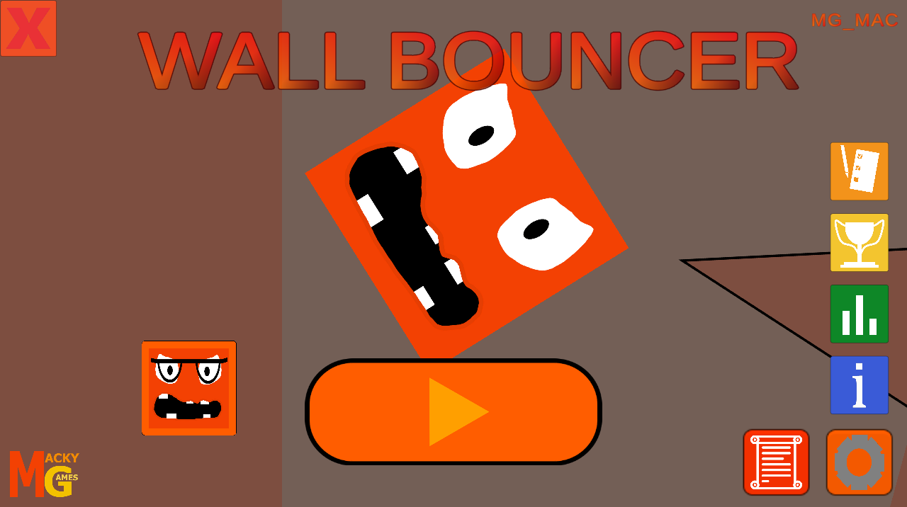 Wall Bouncer! Web (WBW) by MACKYGAMES