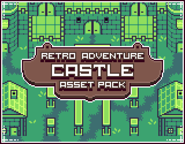 8x8 Castle Tileset Game Pack [Retro Adventure] by ELV Games