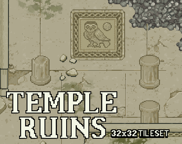 Temple Ruins Tileset by lisanise
