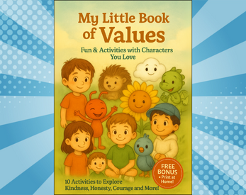 Printable Activity Pack for Kids – Learn Values with Coloring & Games ...