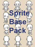 Walk Sprite Base Pack by Storm of Sunbeams