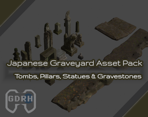 Japanese Graveyard Asset Pack by DarkcomDev