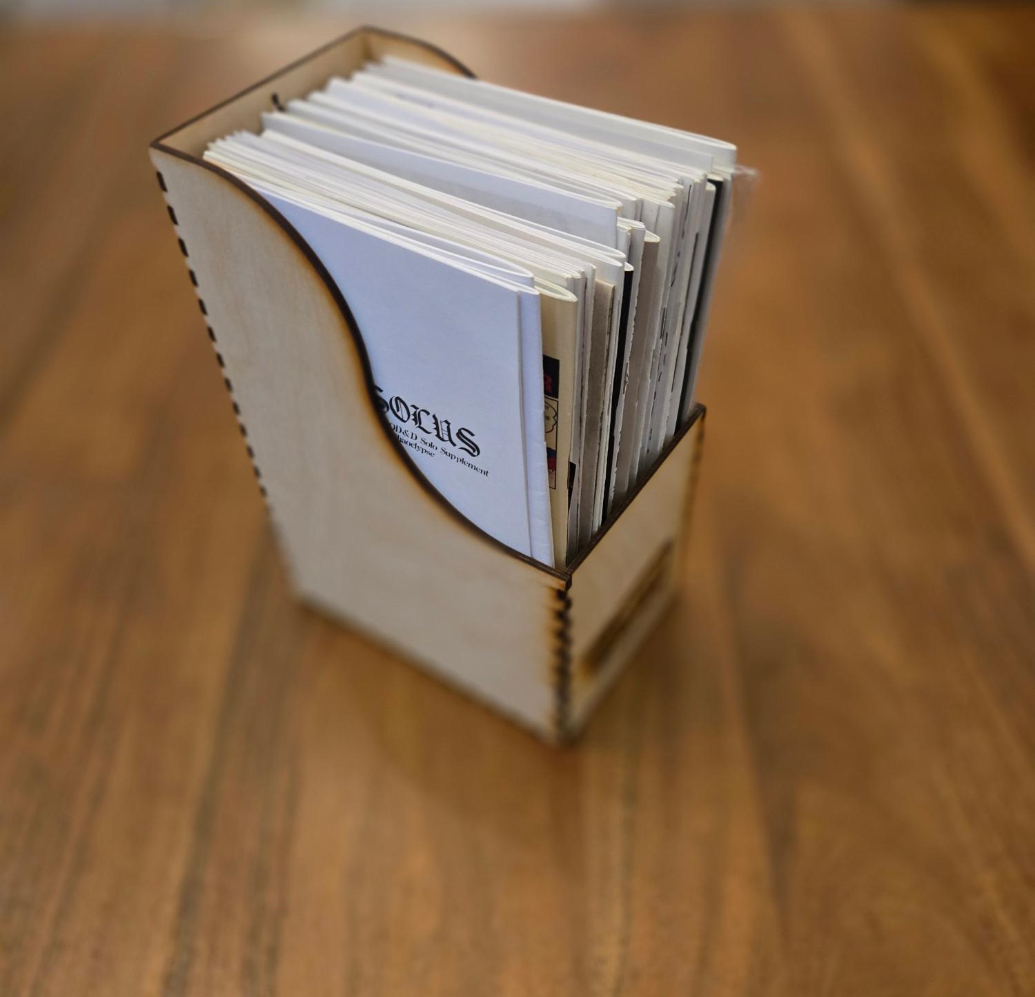 Laser Cut Zine Holder by zygrott24