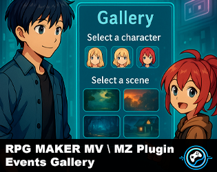 Rpg Maker MV\MZ Plugin - Events Gallery by The Circle - Games Assets ...