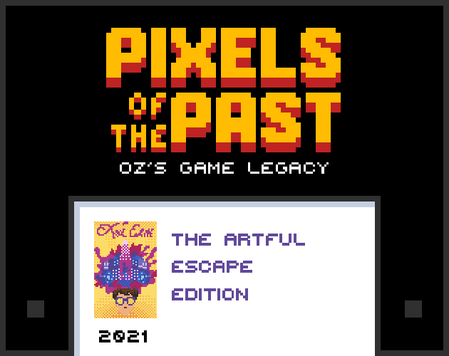 Pixels of the Past: The Artful Escape Edition. by orange_grove