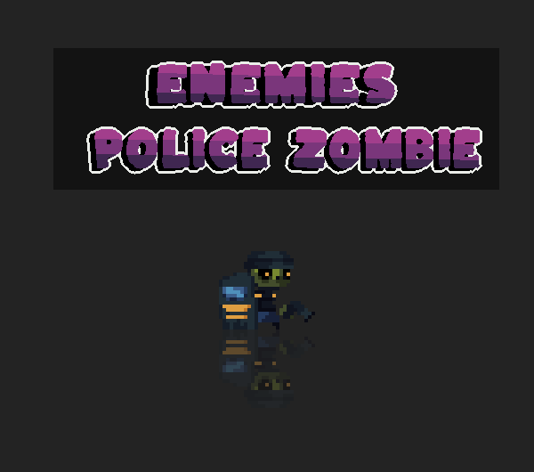 Enemies Series - Police Zombie by Soul Coffee Games