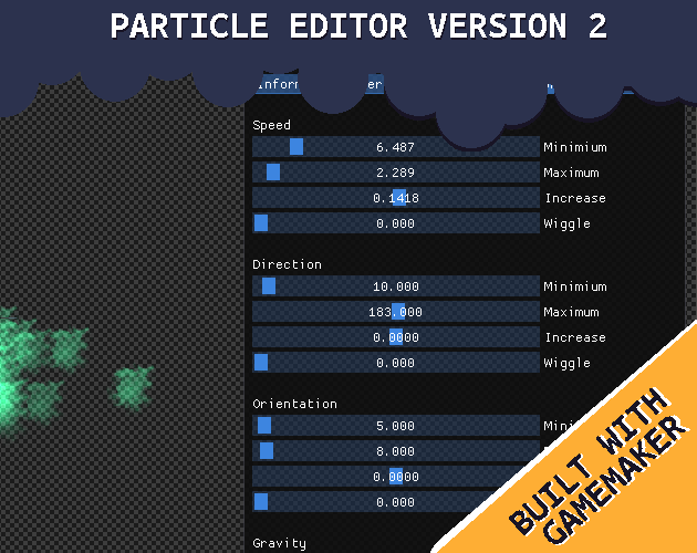 Particle Editor by Gamemaker Casts