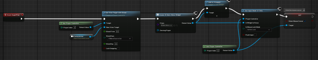 Widgets and Menu Blueprints - Coding 1 - Widgets and Menu by JamiRen