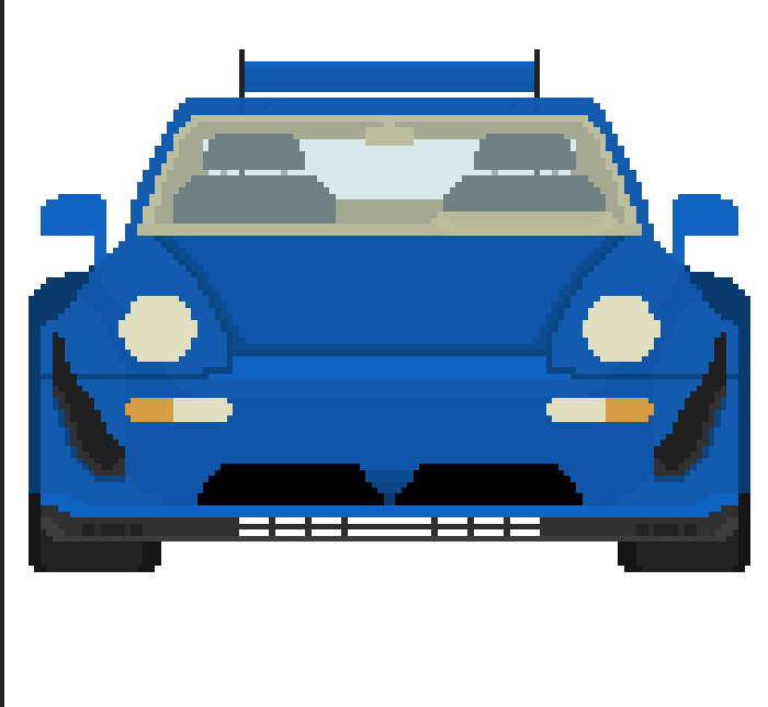 The final version is now ready - Free Simple Car Pixel Art Sprite by ...