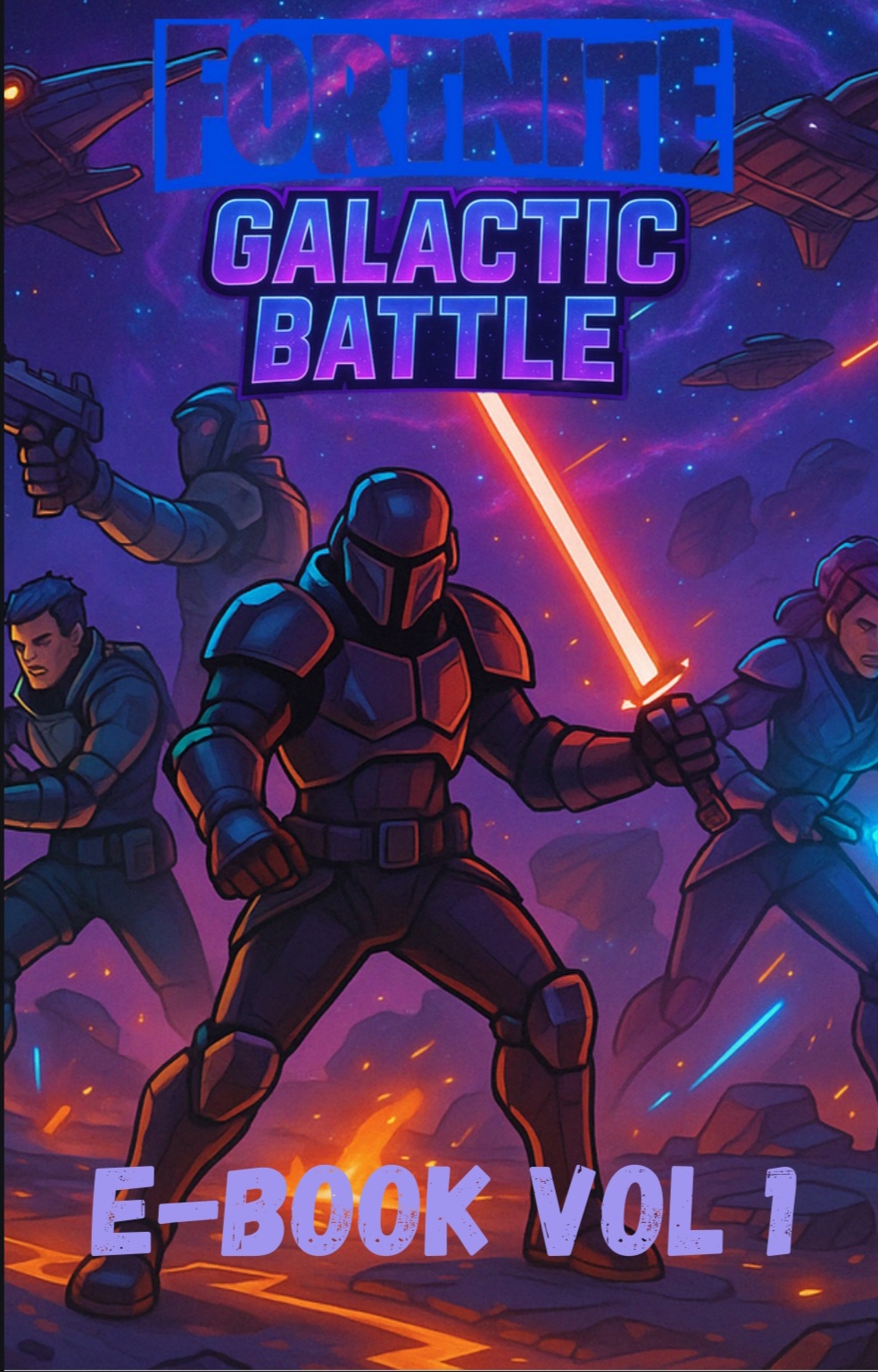 Fortnite Galactic battle complete Ebook Vol 1 by Calidomo