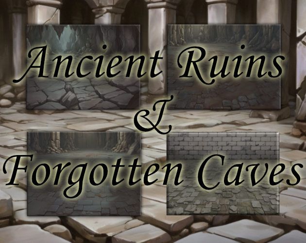 Ruins & Rock Caves RPG Battle Backgrounds by Diodor.Eos