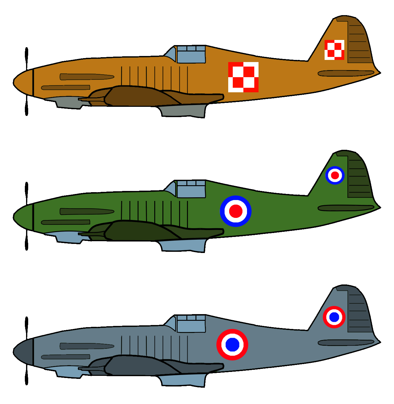 Plane Sprites Pack by Alekskipper