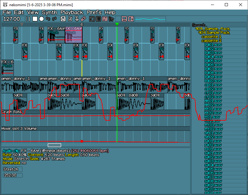 beta v0.05! (bug fixes, C plugins, Delay, gui improvements!) - nekomimi Sequencer by nekomimi1011