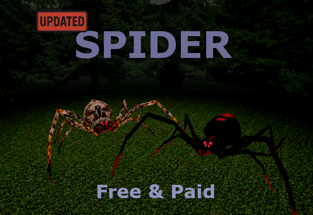 PSX/PS1 Spider with Animations by CursedLake