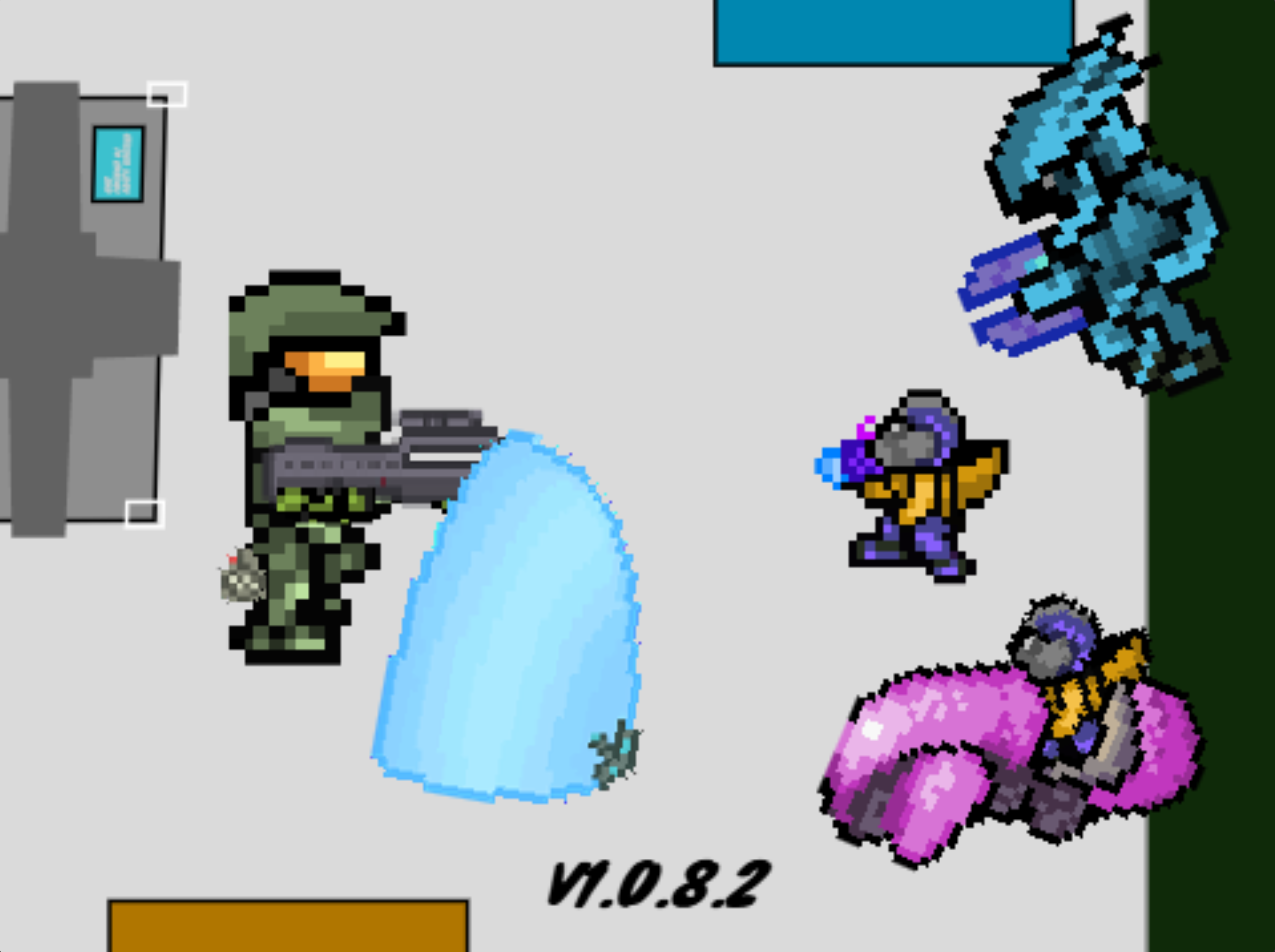 Halo 2D Fire Fight by Cosmic823