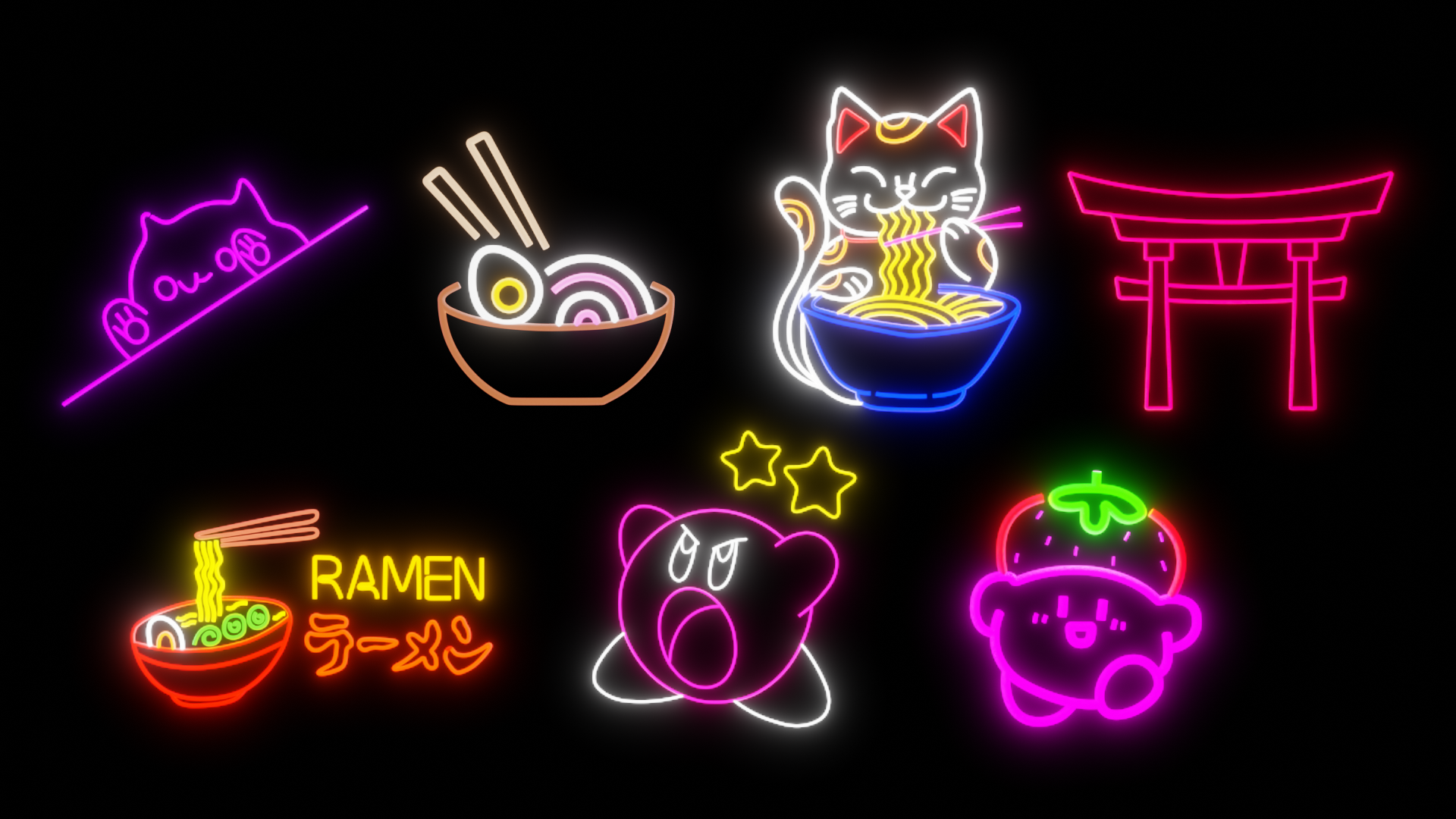 Japan Neon signs by Daniel