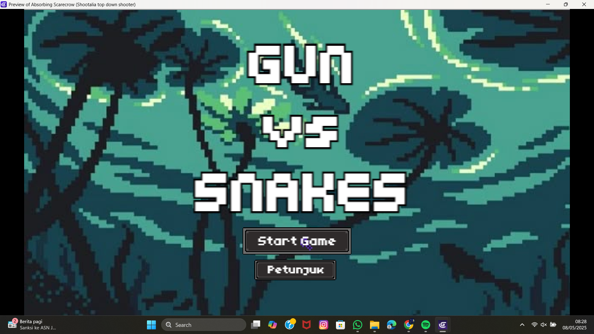 Gun vs Snakes by muutea