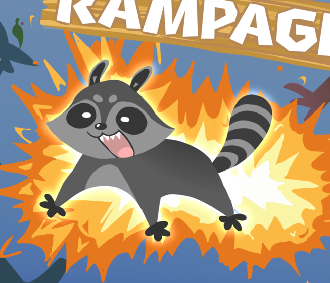 Raccoon Rampage v1 by mmeatloaf