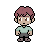 Red Small Guy Character Sprite by Oni_studios