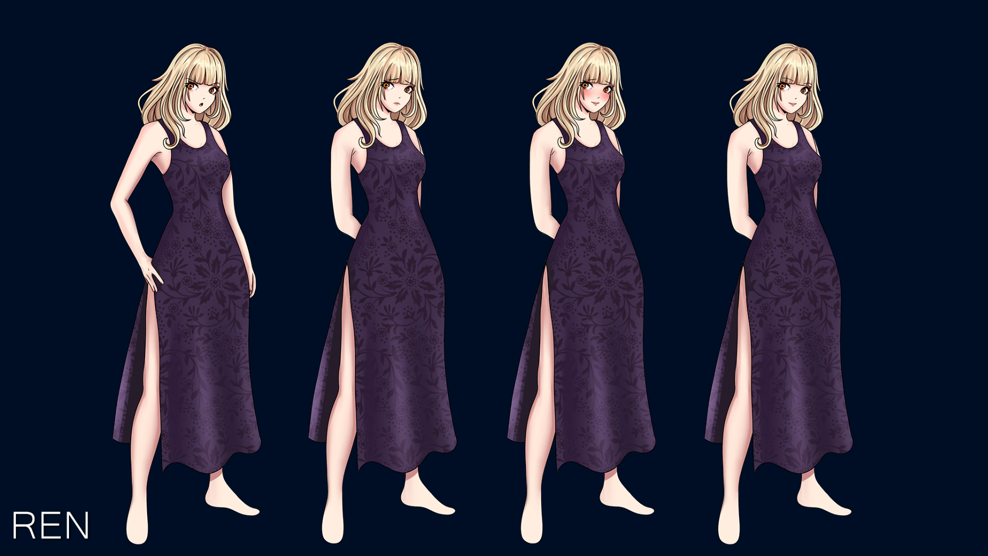 Emotive Anime Character Pack – Visual Novel Portraits by Animpic Studio