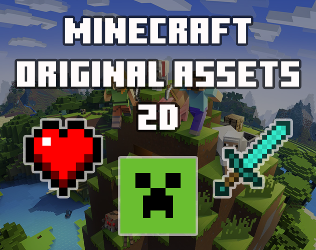Minecraft Original Assets 2D by Apphely