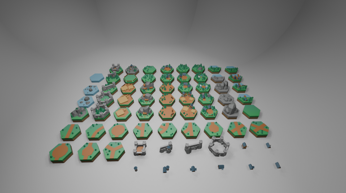 (Student Work) Solitary Empire Asset pack by Louis Tudge