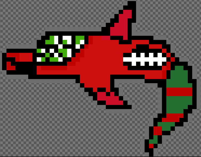 Mutant dolphine animation by Interloper188
