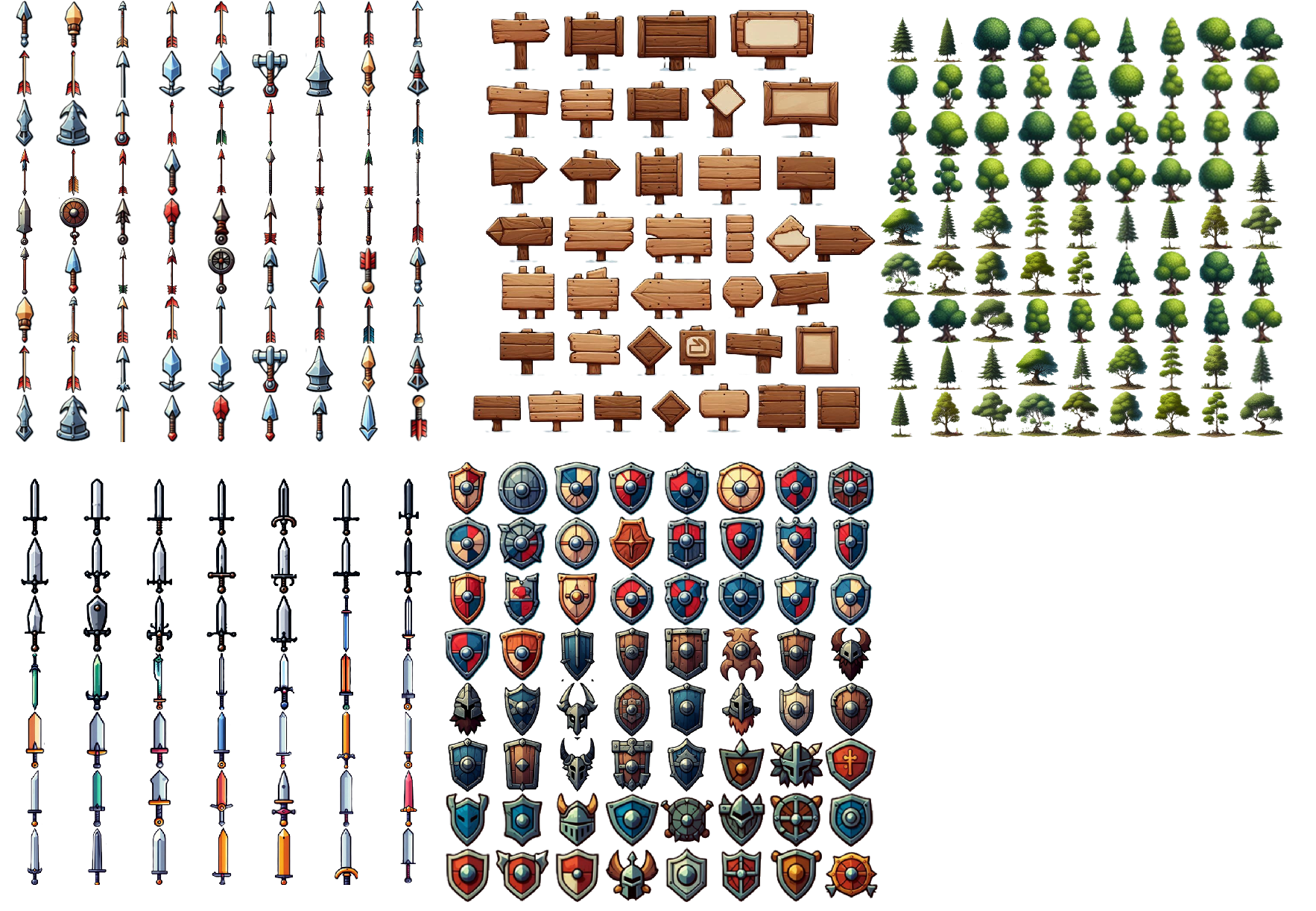 cartoon-style sprite sheets by picoplankton